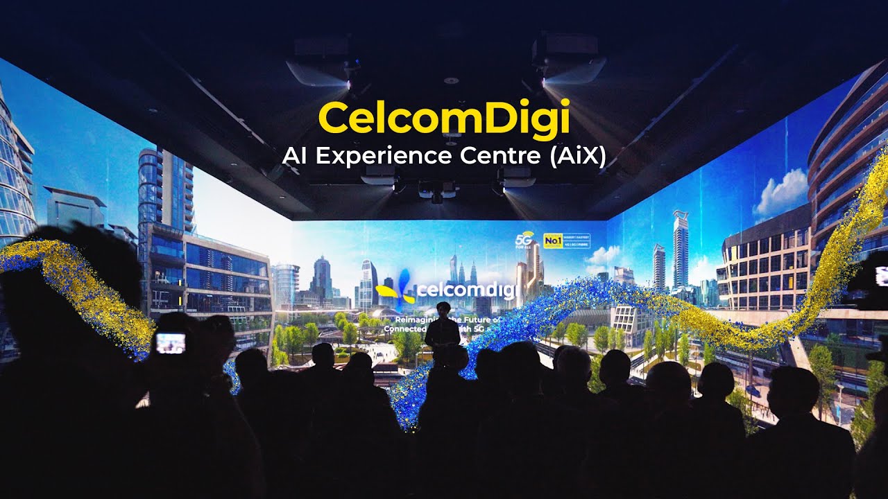 Unveiling CelcomDigi Experience Centre (AiX) - YouTube