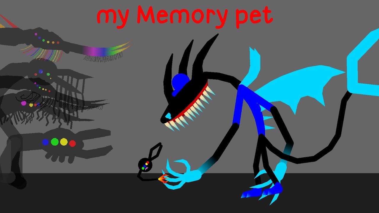 My memory pet (sticknodes animation remake version) i take care of baby ...