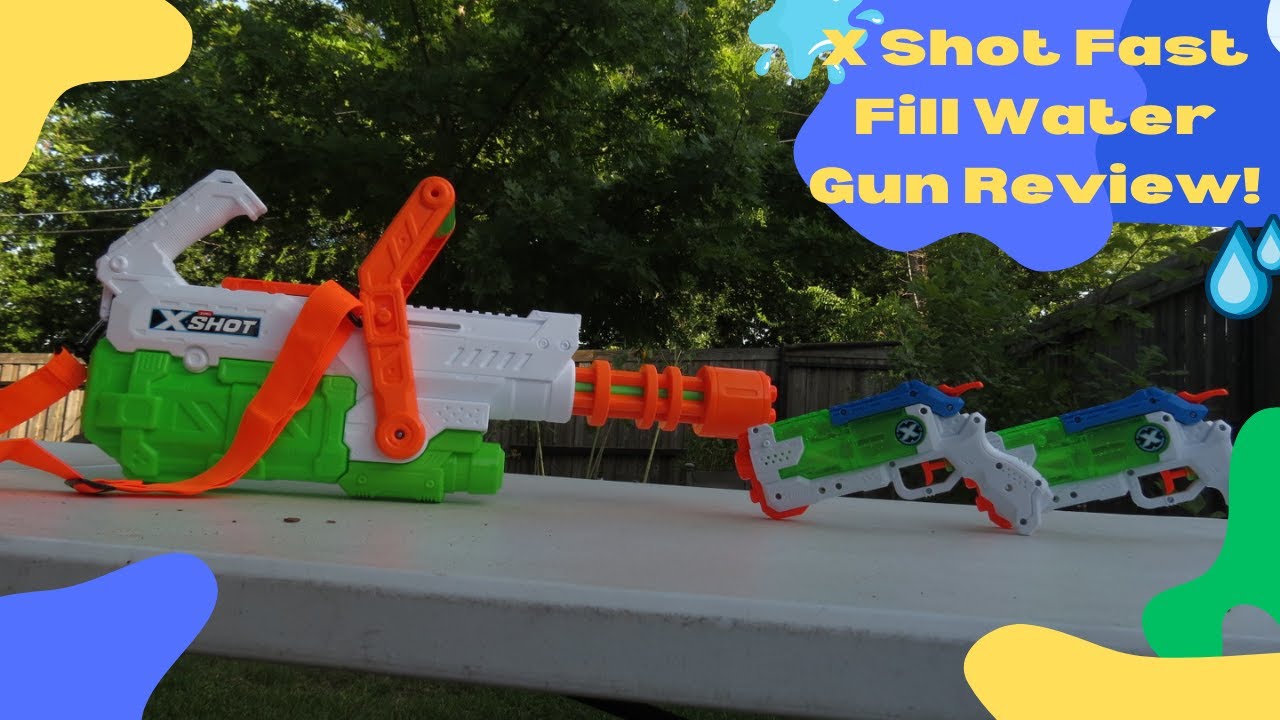 Xshot Fast Fill Water Guns Review! | Valdez Boys Adventures - YouTube