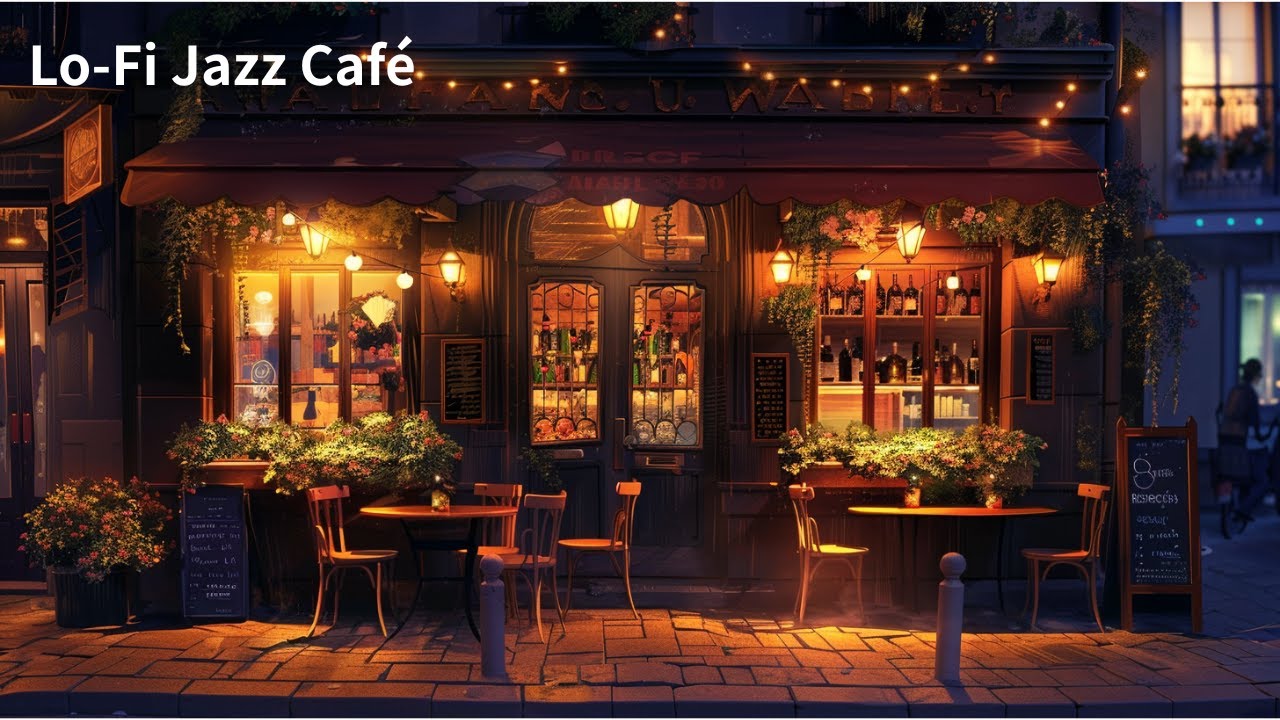 Chill Lo-Fi Café ☕ Relaxing Background Music for Study, Work & Stress ...