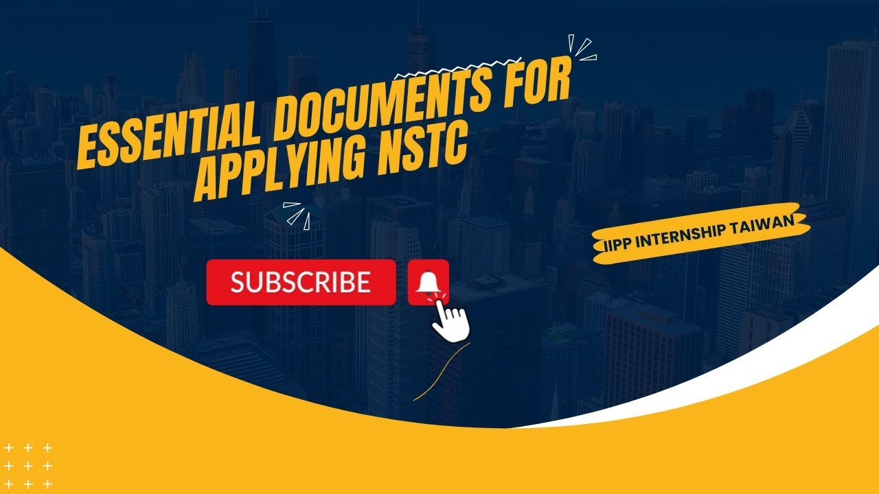 Essential Documents to apply NSTC Internship.Please like share and ...
