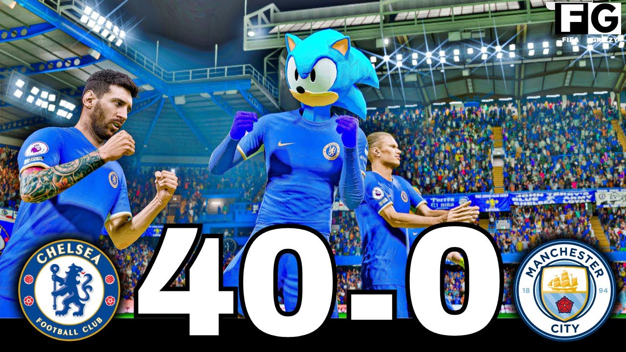 FIFA 24 | SONIC, MESSI, HAALAND, RONALDO, ALLSTARS | CHELSEA 40 - 0 ...