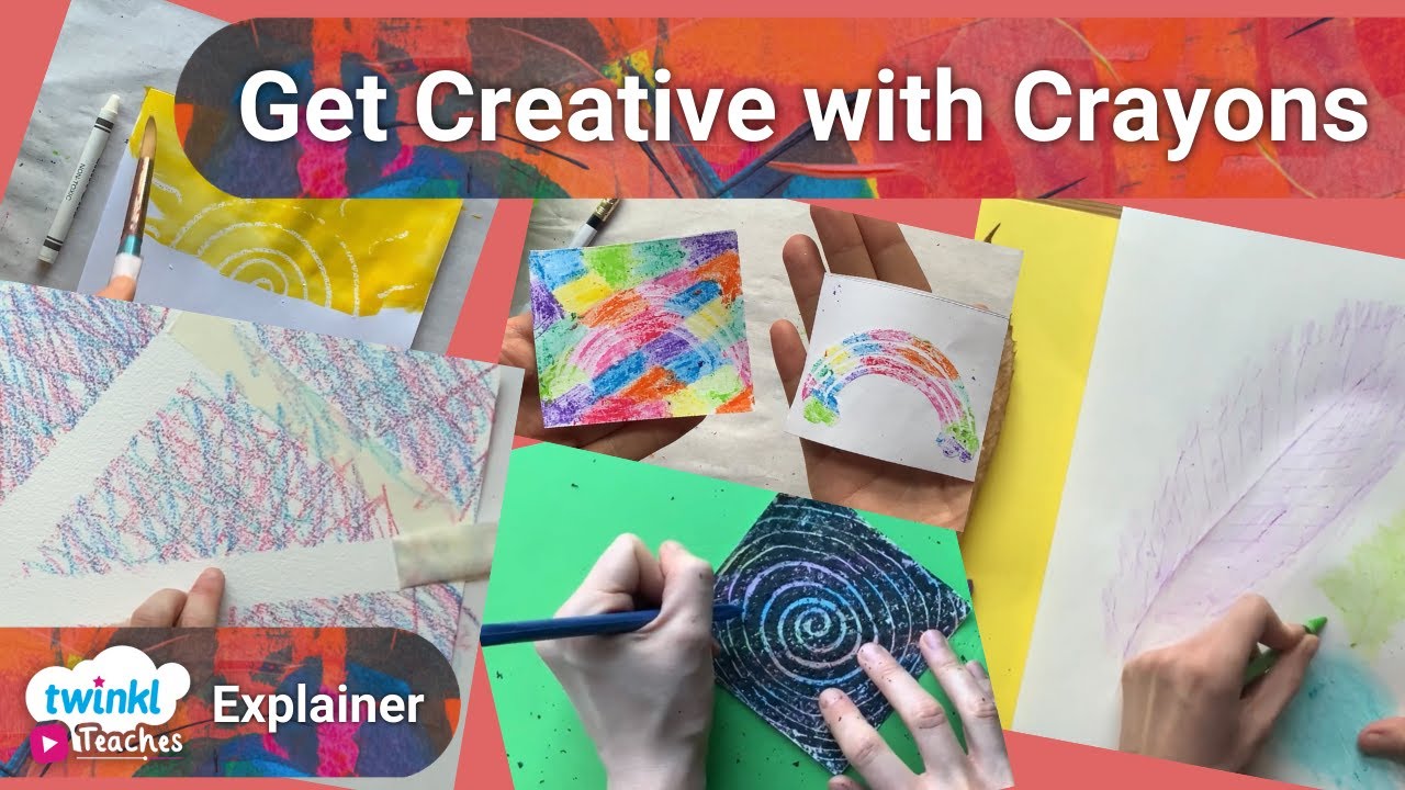 Creative Crayon Art Ideas