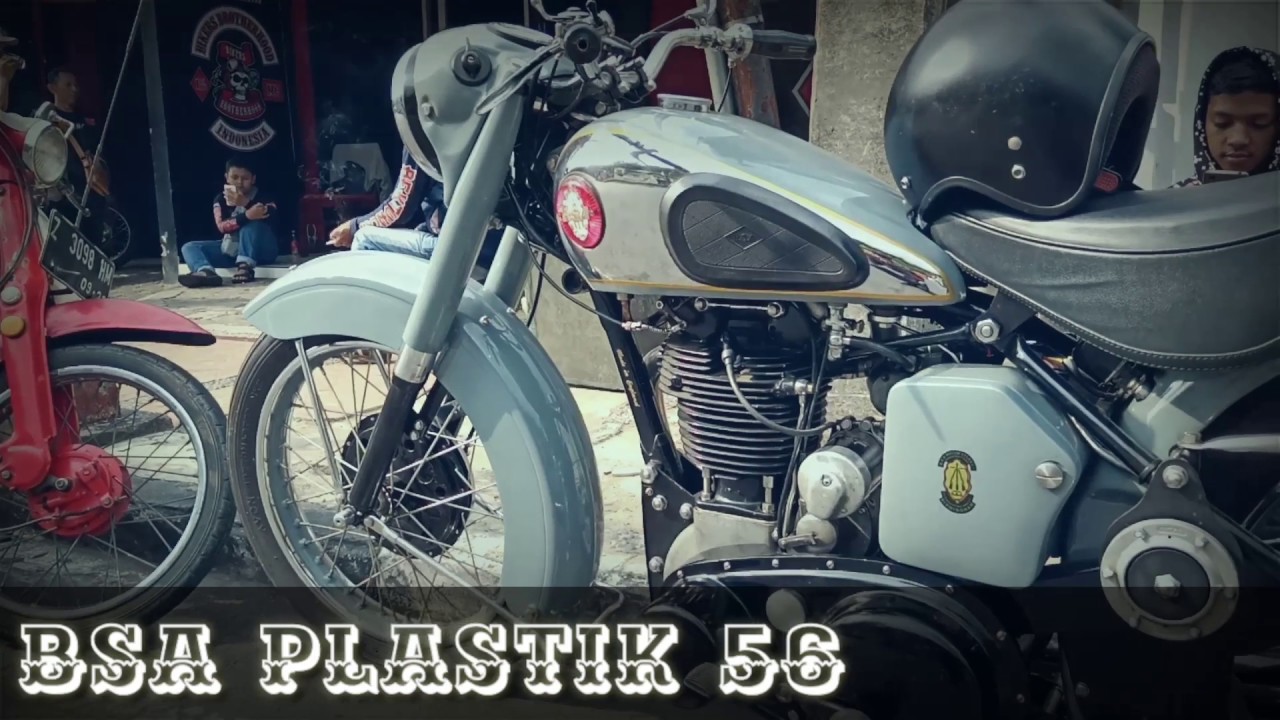 MOTOR PERANG DUNIA KE 2 BSA BM33 500cc 1957 - YouTube