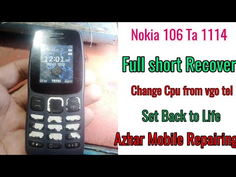 Nokia 106 Ta 1114 Short problem Solution - YouTube