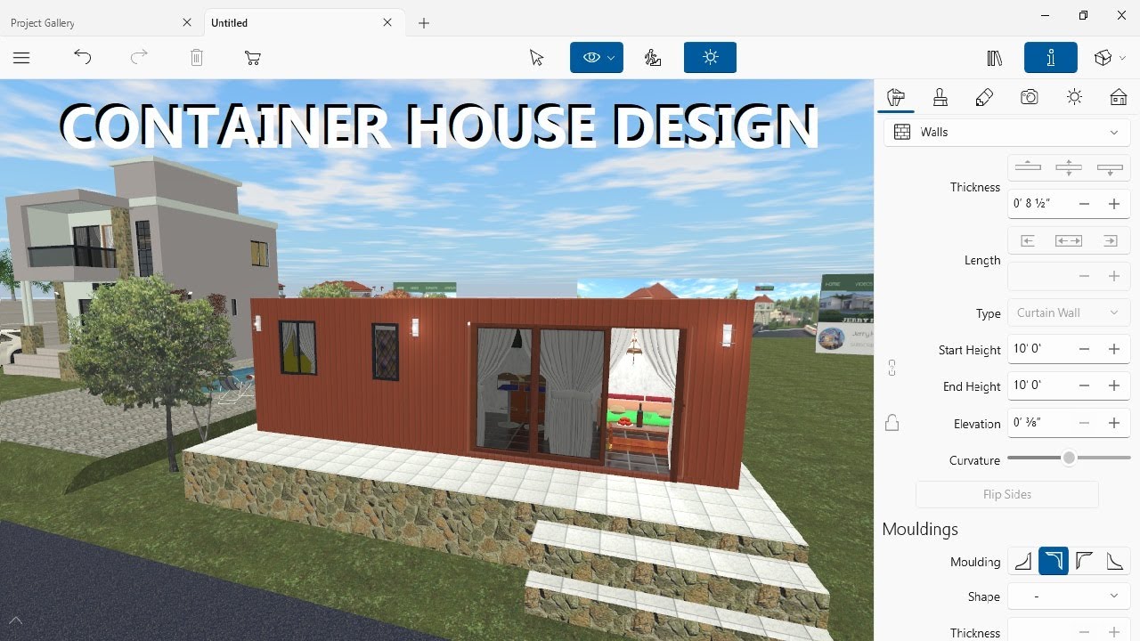 Container house design tutorial with Live Home 3D | #homedesign # ...