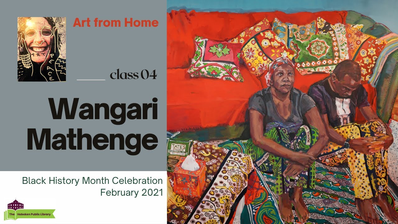 Black History Month with Liz's Art from Home, Artist Wangari Mathenge ...