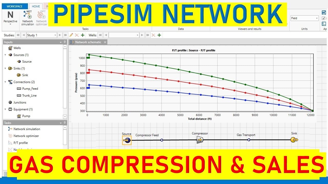 Pipesim Network 5: Natural Gas Trunkline - YouTube