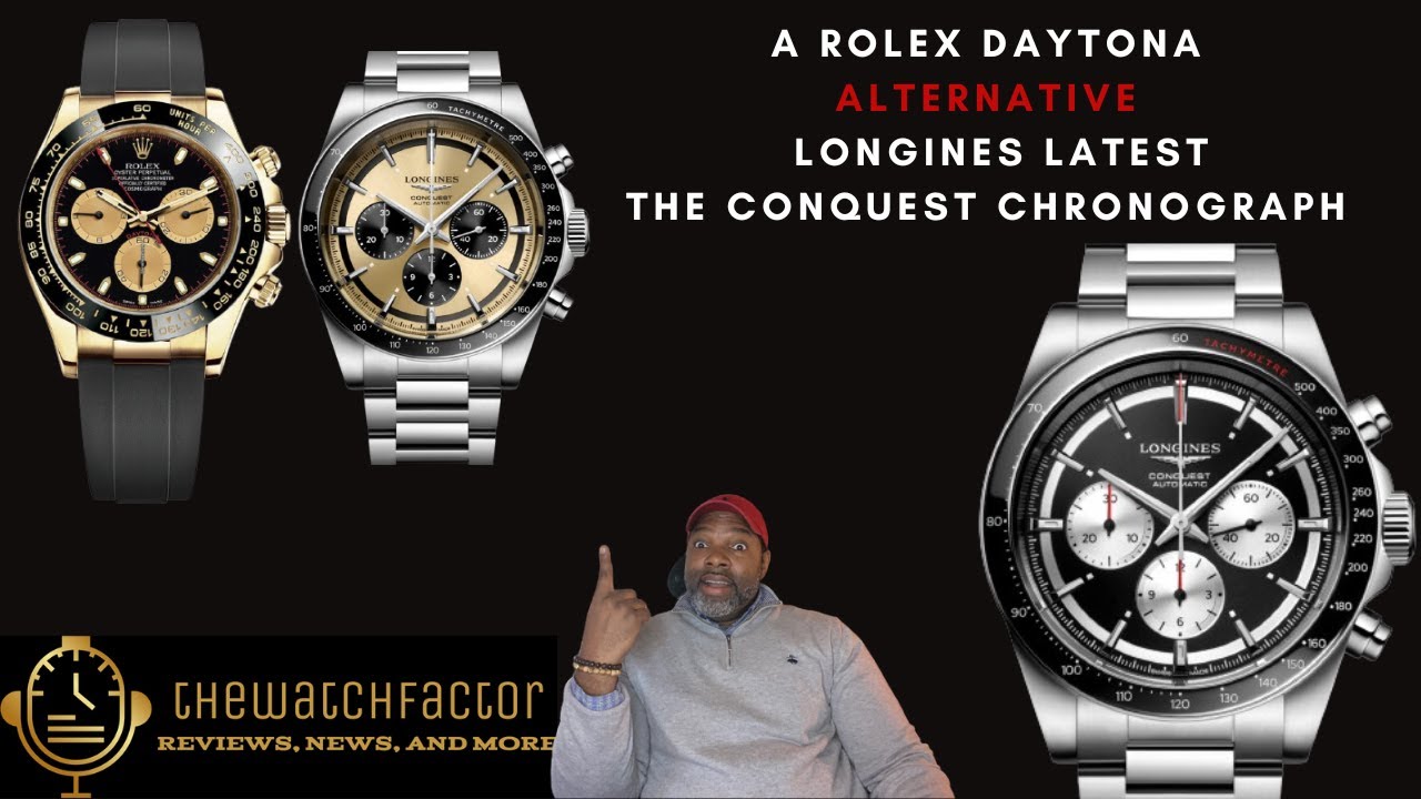 An affordable Daytona alternative.....The Latest Longines Conquest ...