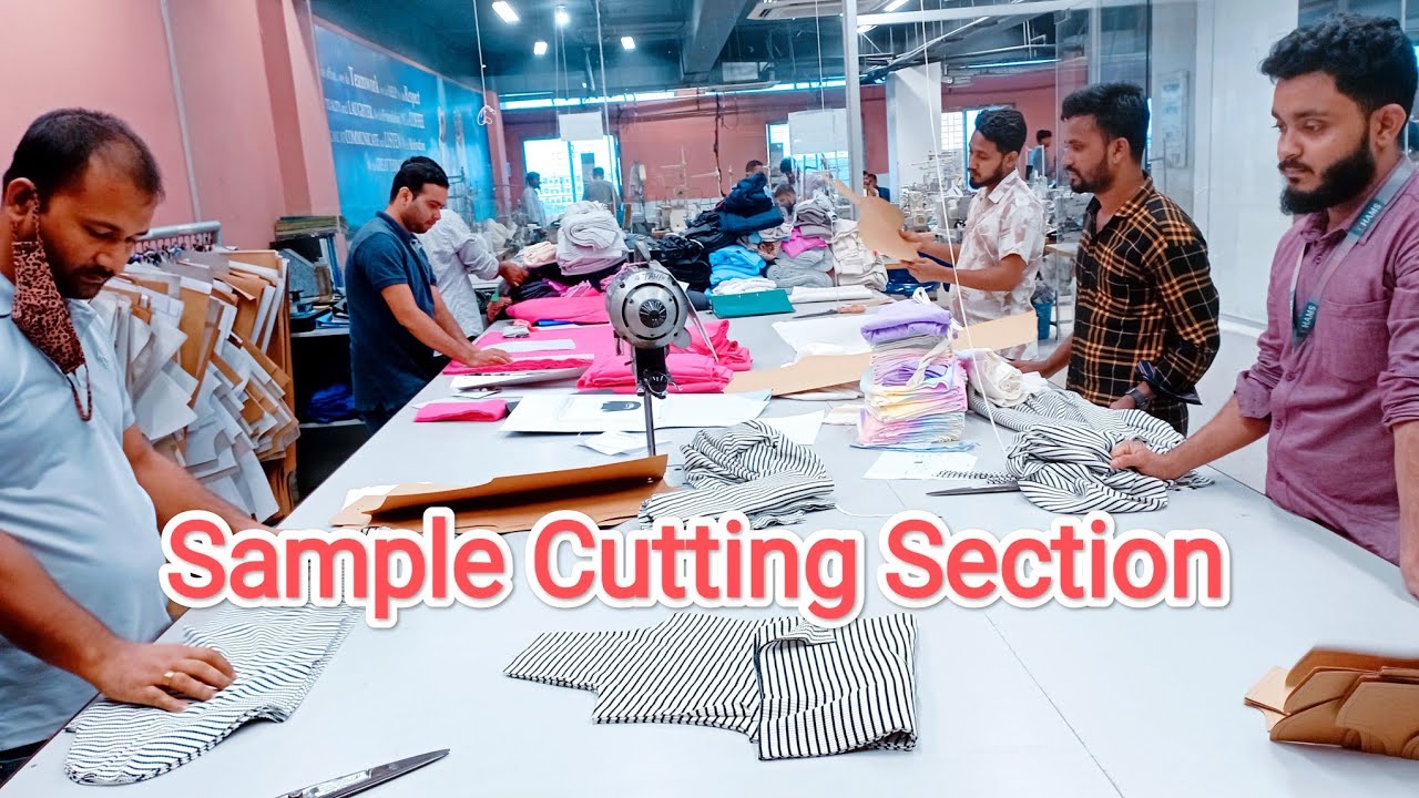 Before cutting sample fabric find out fabrics fault.কোন বিষয়ের উপর ...