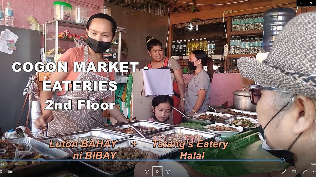 COGON MARKET EATERIES 2nd Floor Lutong BAHAY ni BIBAY + Tatang's Eatery ...