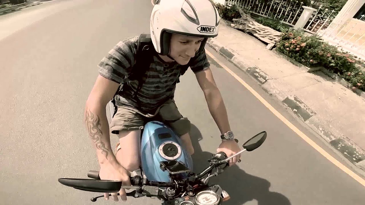 Perfect Place in Bangkok on a Tiger Boxer 200 - YouTube
