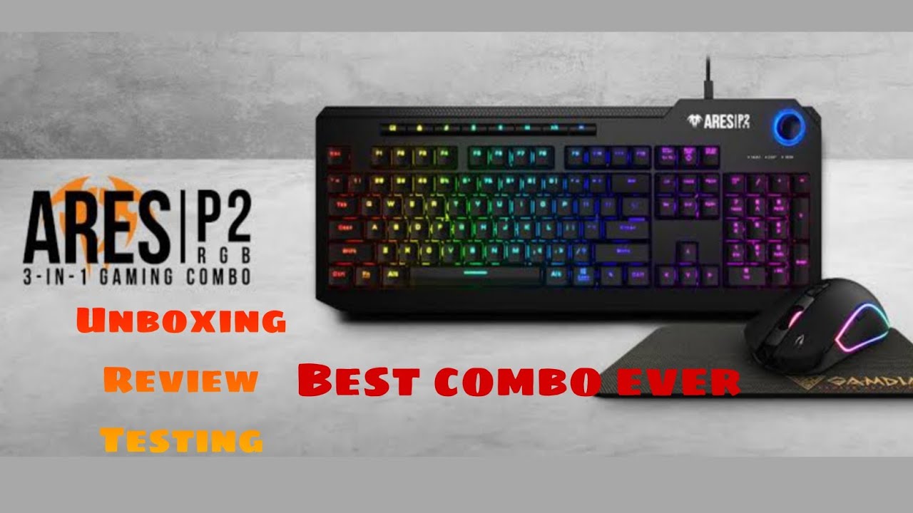 Gamdias Ares P2 Gaming combo unboxing 🔥 and testing #gaming # ...