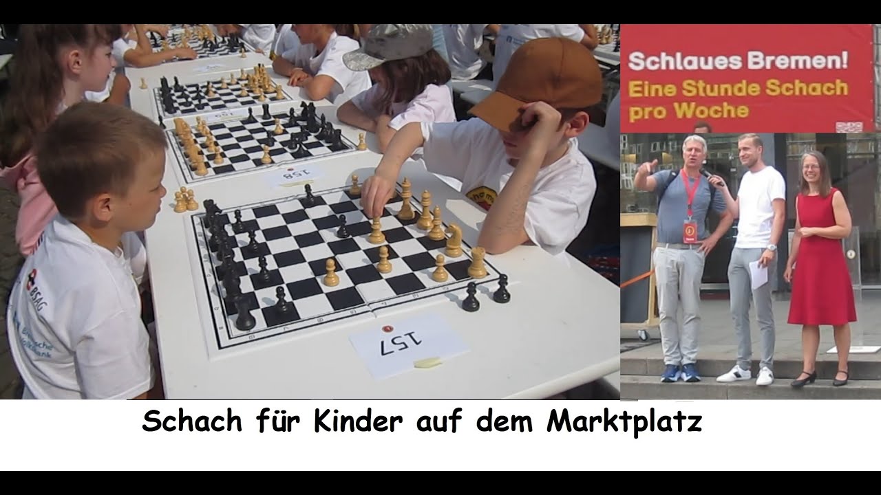 Schach auf dem Bremer Marktplatz - YouTube