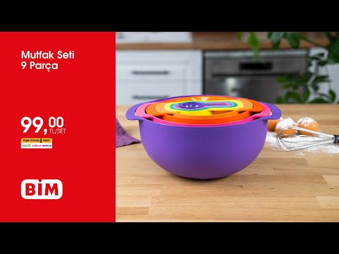 1 Eylül | 9 Parça Mutfak Seti | BİM