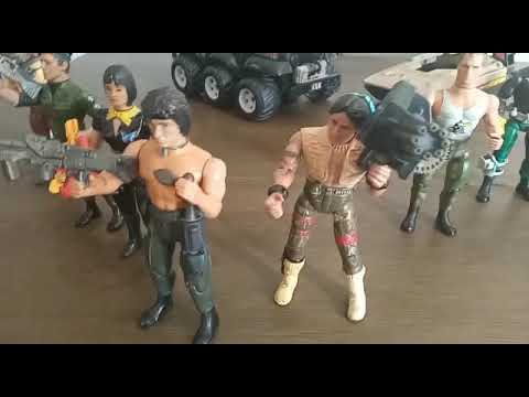MY RAMBO COLLECTION - Coleção bonecos Rambo Glasslite 1985 1987