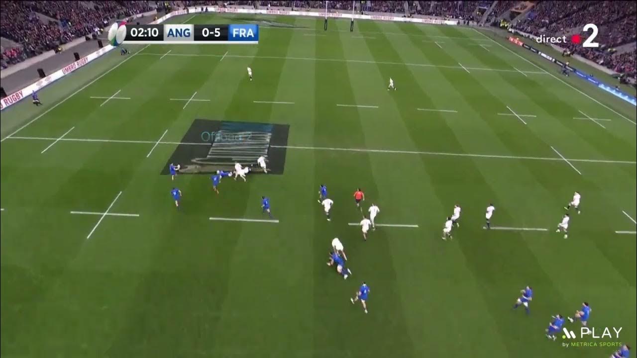 Zoom essai - Thomas Ramos vs Angleterre - Analyse tactique - 6N23 - YouTube