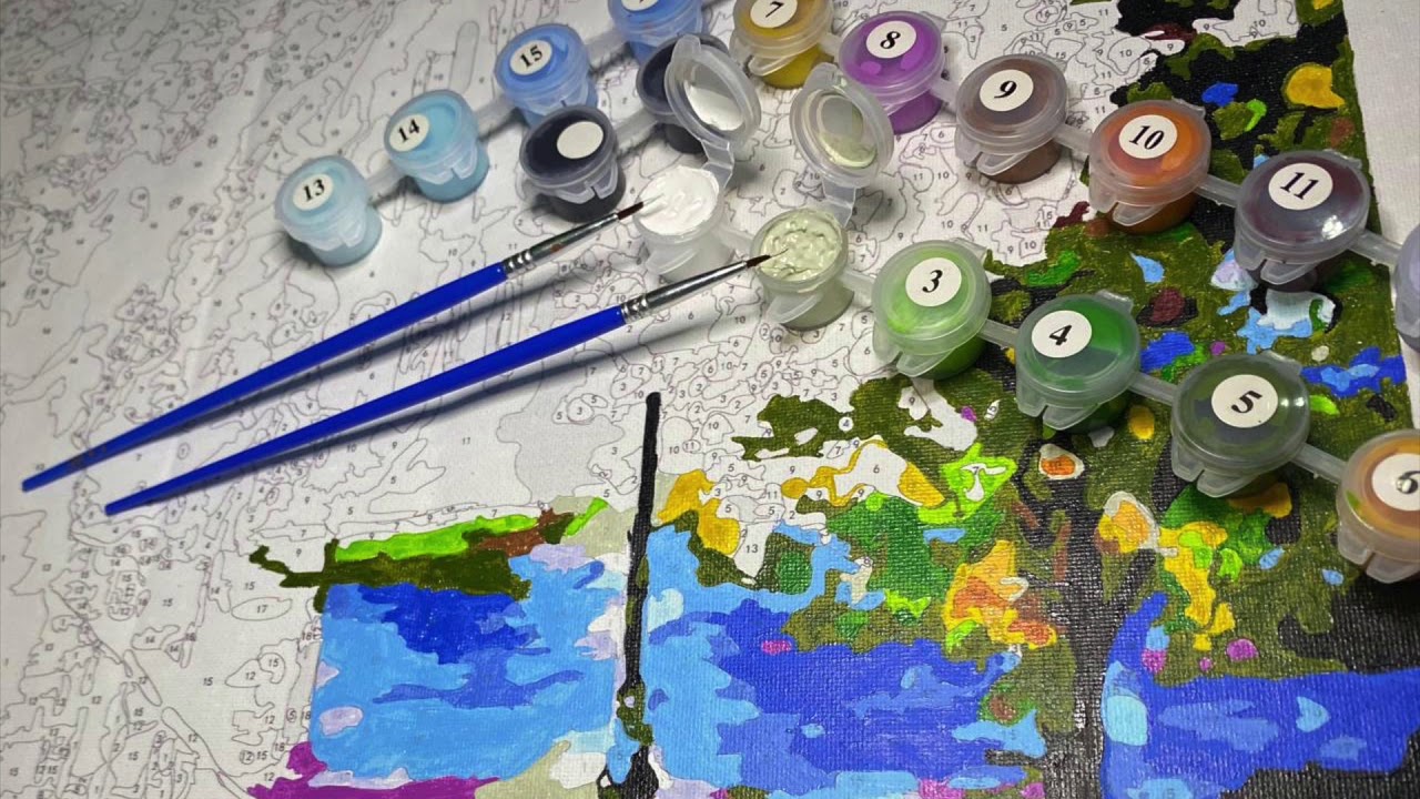 PINTURA POR NÚMEROS / PAINT BY NUMBERS - CREA ARTE CON INGENIO DESTREZA ...