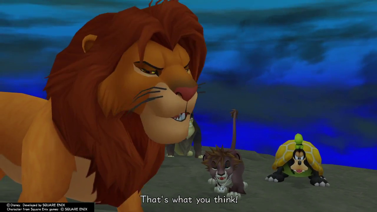 KINGDOM HEARTS 2.5 (PS4) - Boss: Scar & The Hyenas - YouTube