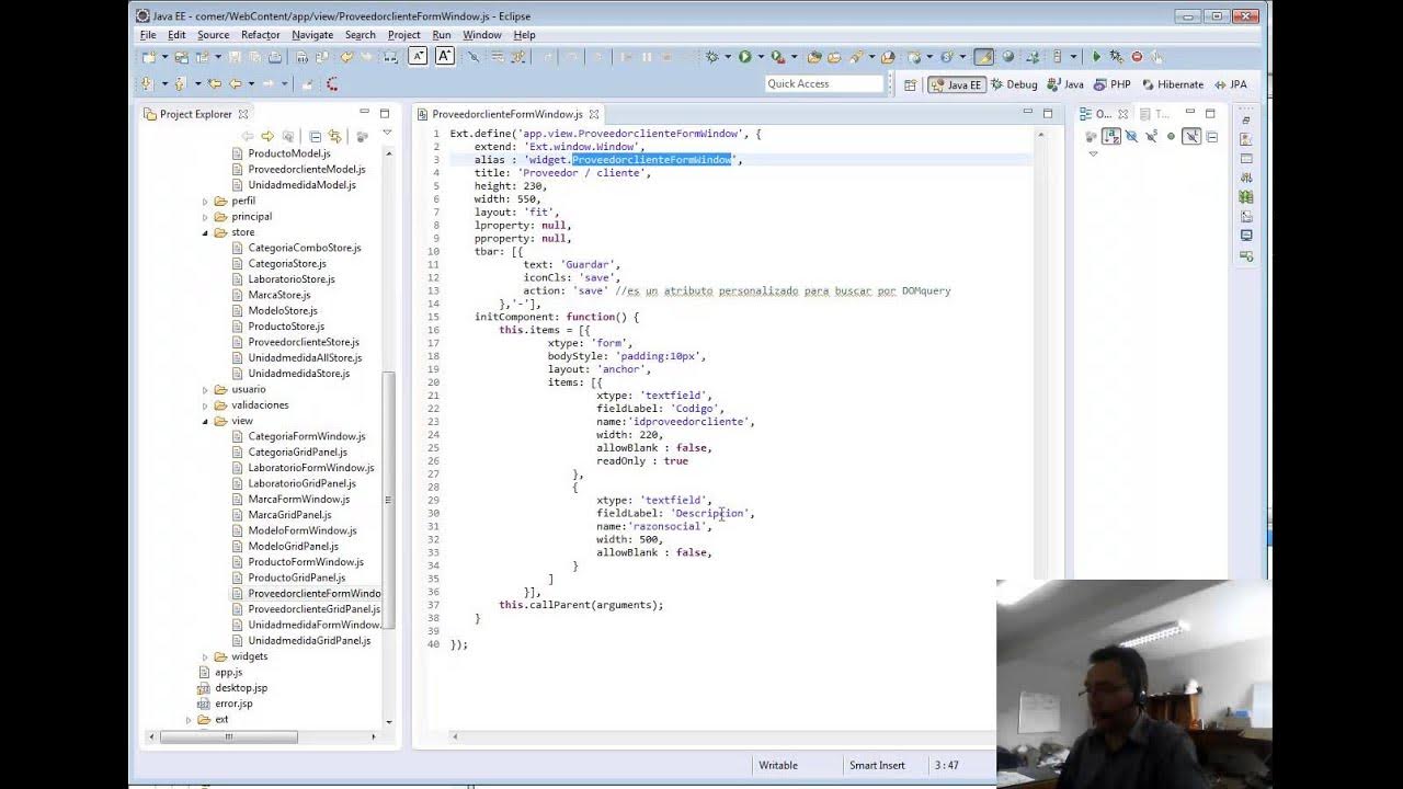Adicse Extjs MVC Java Spring Hibernate Parte 2 - YouTube