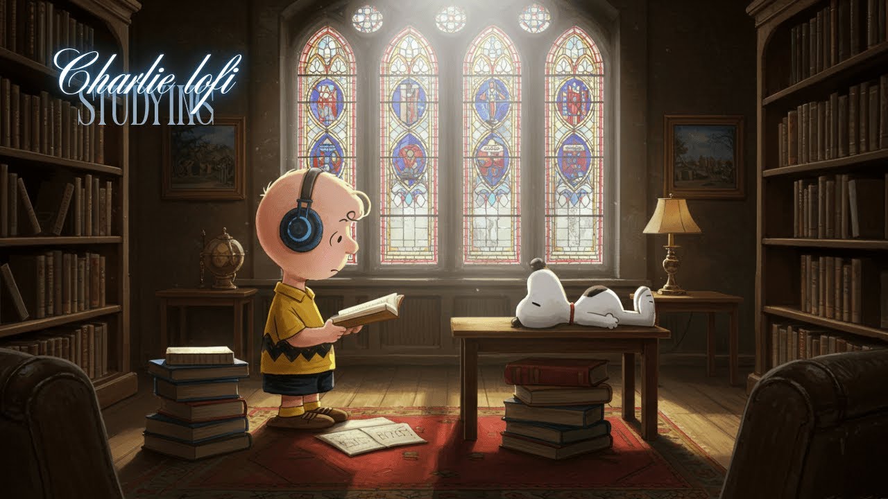 📚 Study & Chill with Charlie Brown & Snoopy | Cozy Lofi Beats for Focus ...