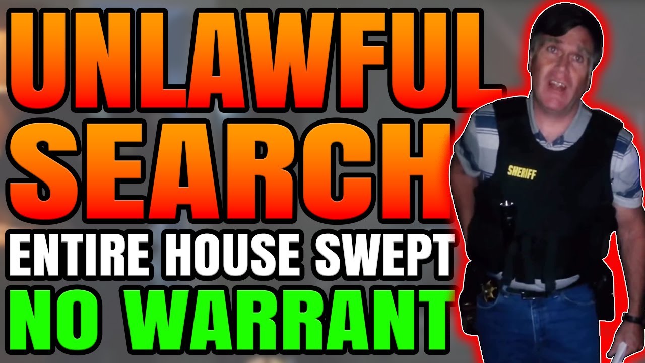 Cops Search Home Without Warrant - REFUSE To Leave! - YouTube
