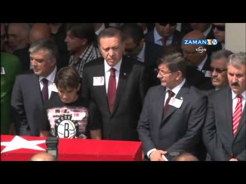 Devletin zirvesi Kocatepe'deki şehit cenazesinde buluştu