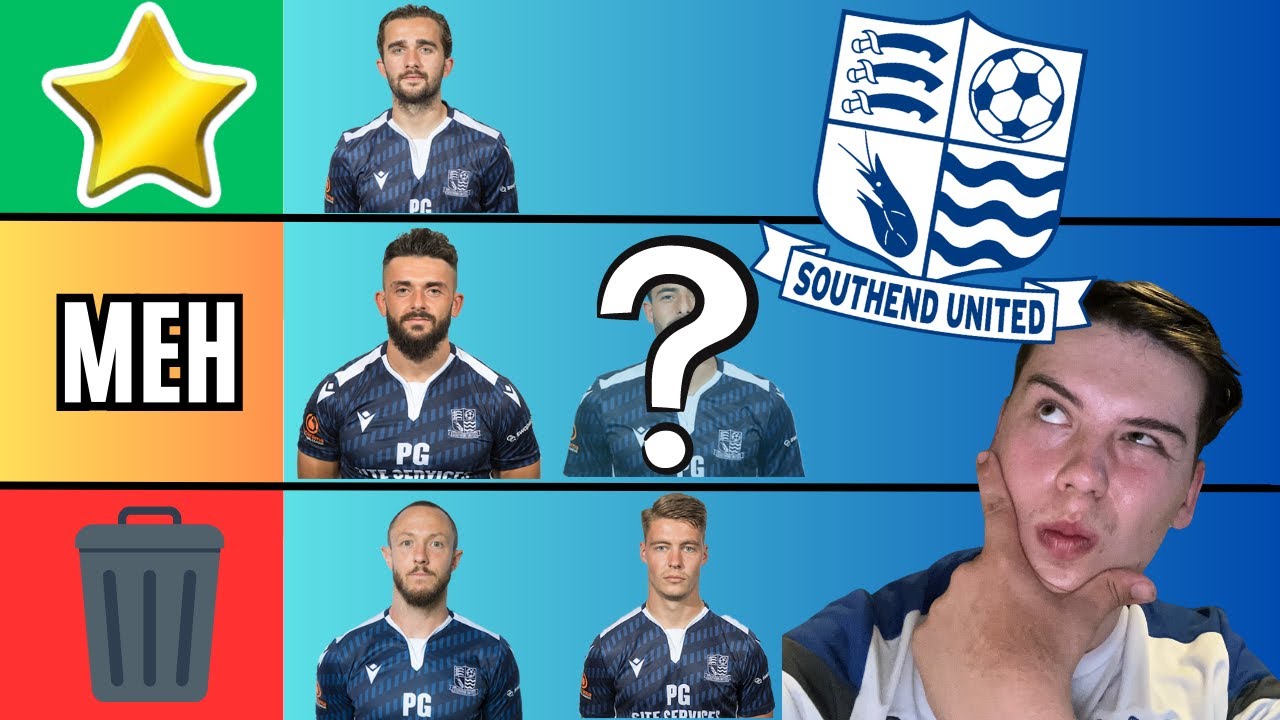 RANKING SOUTHEND UNITED'S PLAYERS 2022/23 - YouTube