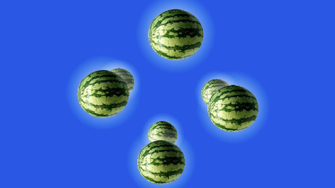 Rotating 🍉Watermelon animation green screen/ different type of ...