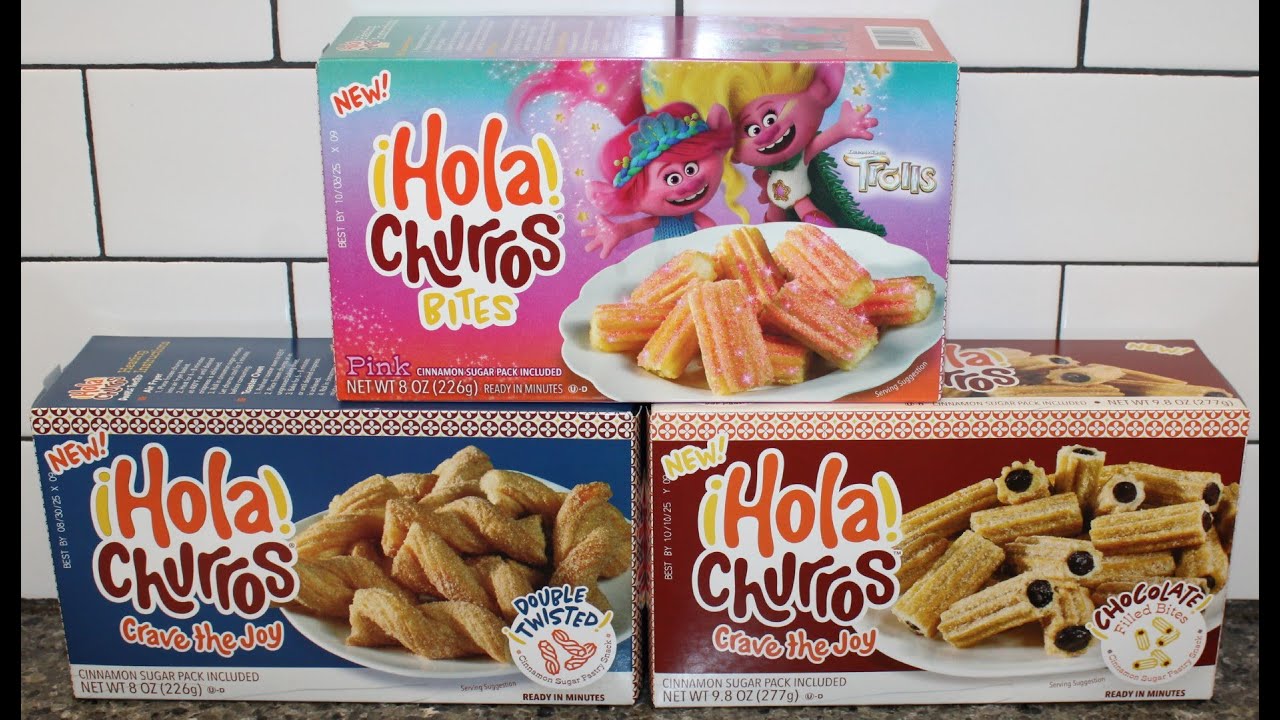 Hola Churros: Trolls Theme, Double Twisted & Chocolate Filled Bites ...