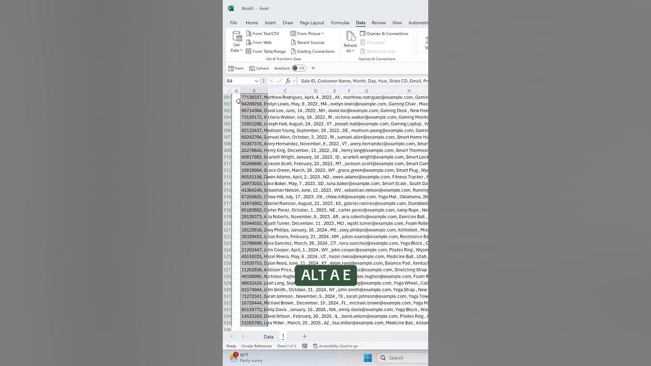 How to clean messy CSV data using Text to Columns. 🤯 #excel #tutorial - YouTube