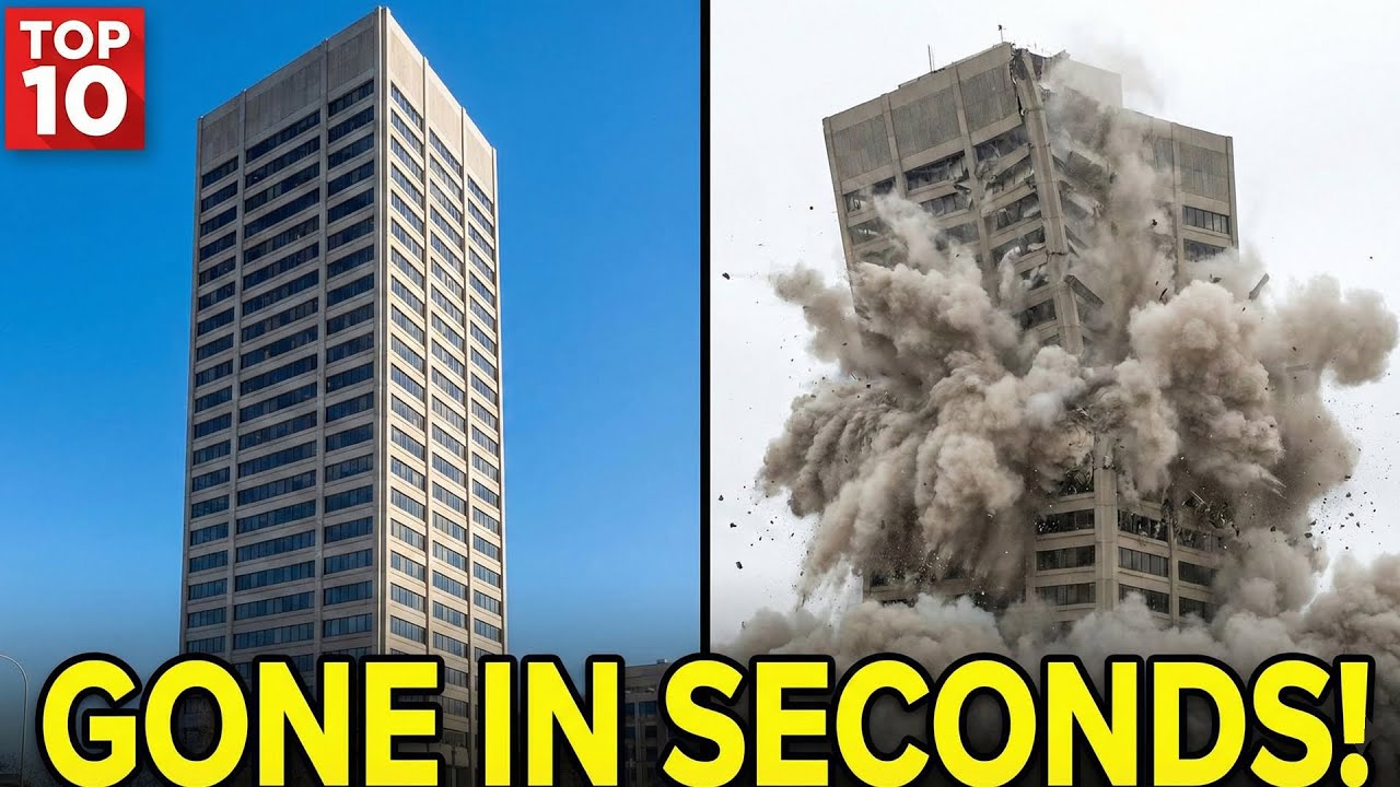 Top 10 Building Demolitions | The Most Insane Implosions 2026 - YouTube