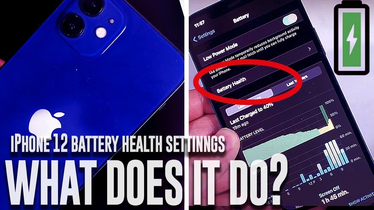 iPhone 12 Battery Health Settings Explained | Optimized Battery ...
