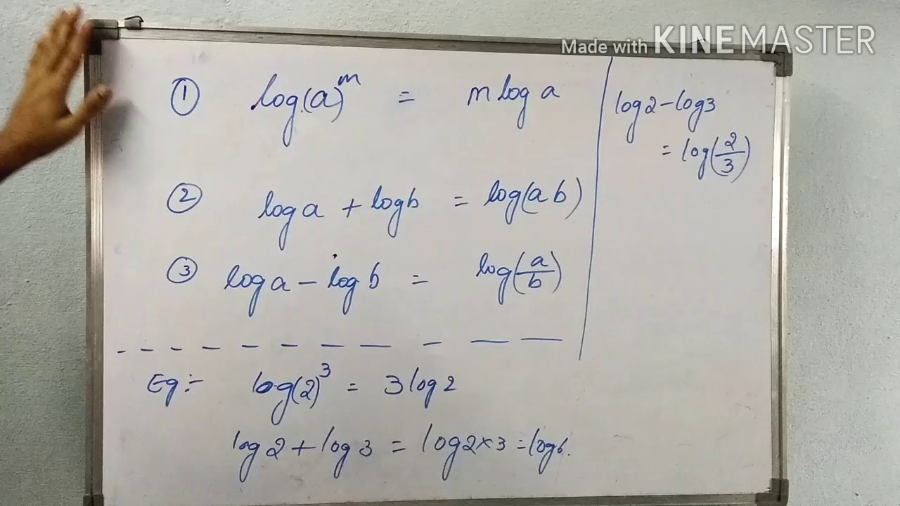 logarithms in telugu - YouTube