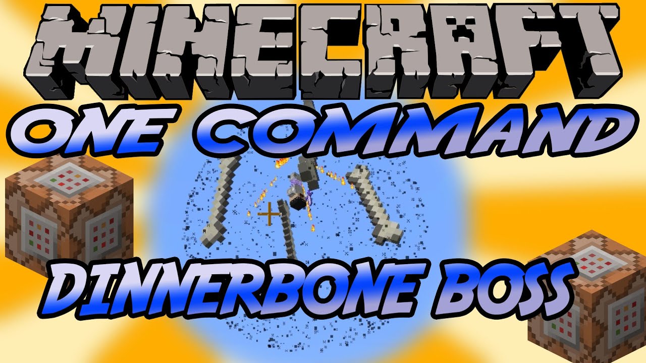 MINECRAFT | ONE COMMAND DINNERBONE BOSS | SPOTLIGHT - YouTube