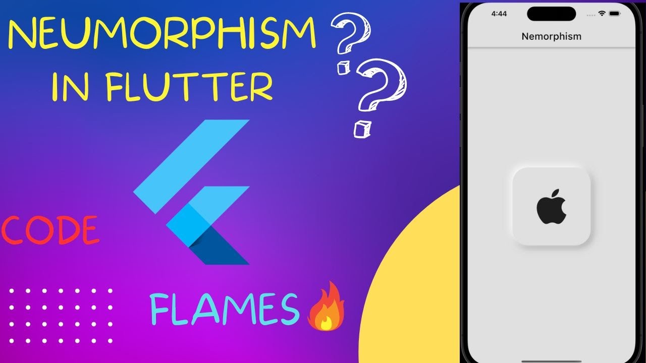 5 Flutter Neumorphism How To Make Neumorphic Design Basics Explained Code Youtube