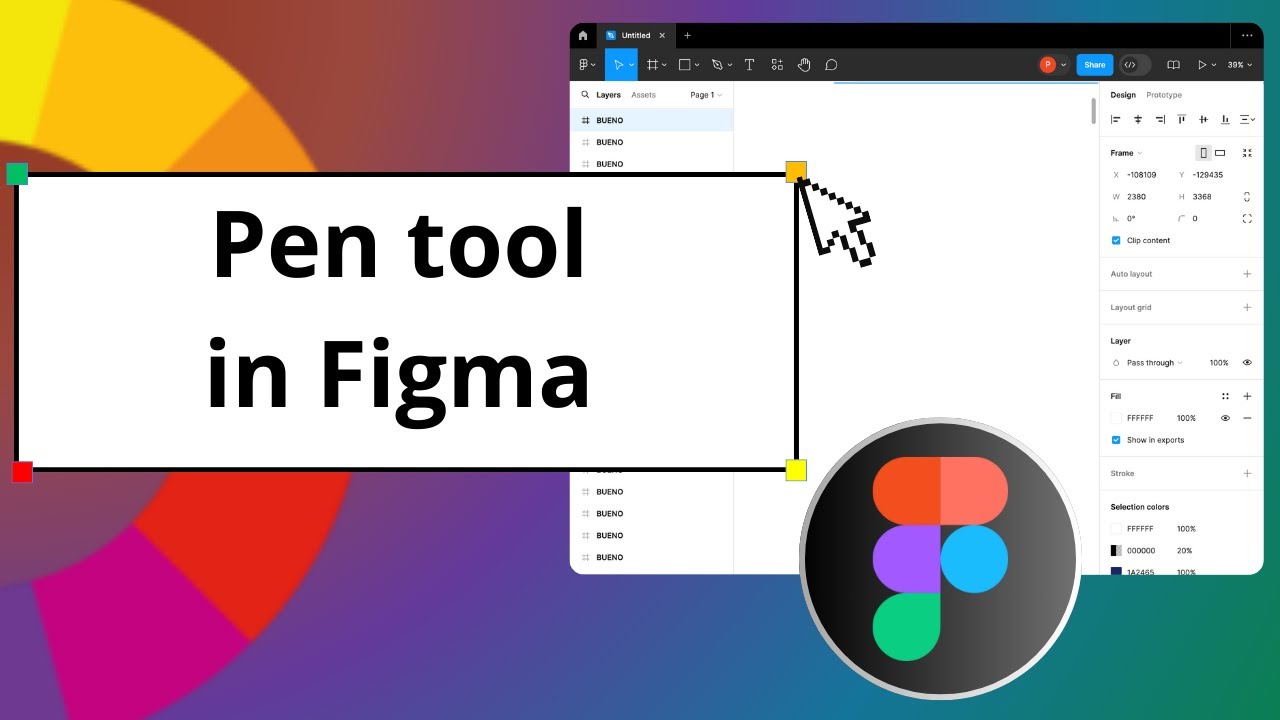 How to use pen tool in Figma for a website (full guide) - YouTube