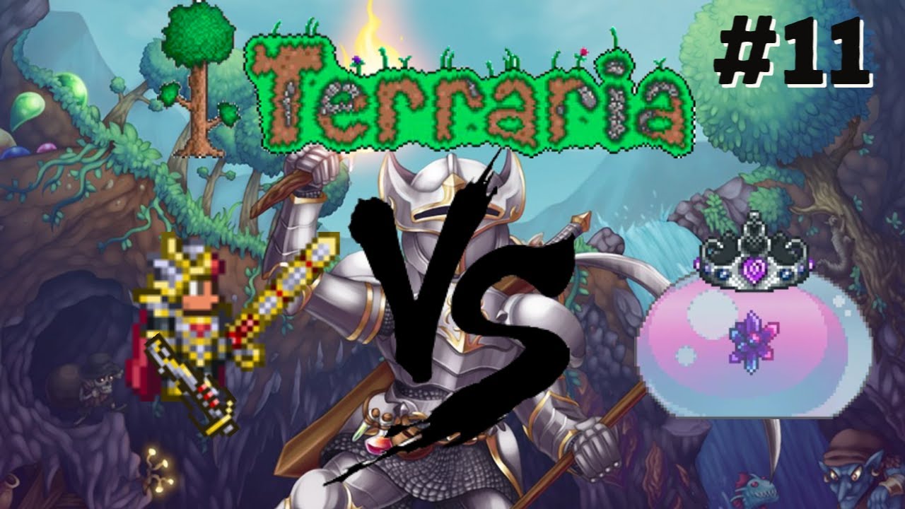 terraria guia #11 / el bioma del fulgor y como matar a la reina slime ...