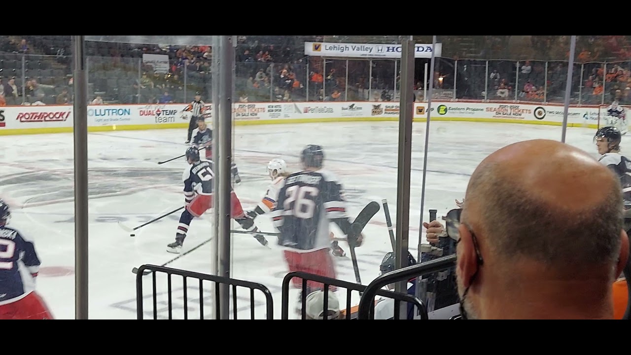 Hartford at Lehigh Valley 12/12/21 - Morgan Barron goal (7) from Tim ...