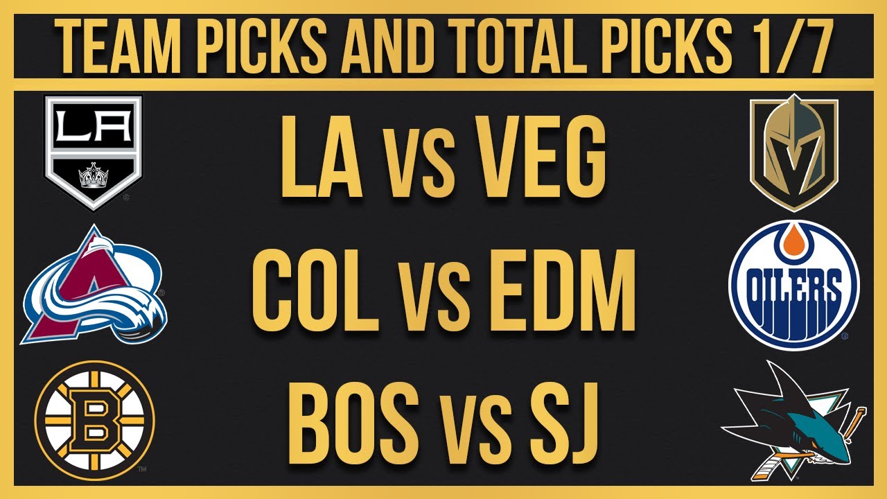 FREE NHL Picks Today 1/7/23 NHL Picks and Predictions - YouTube