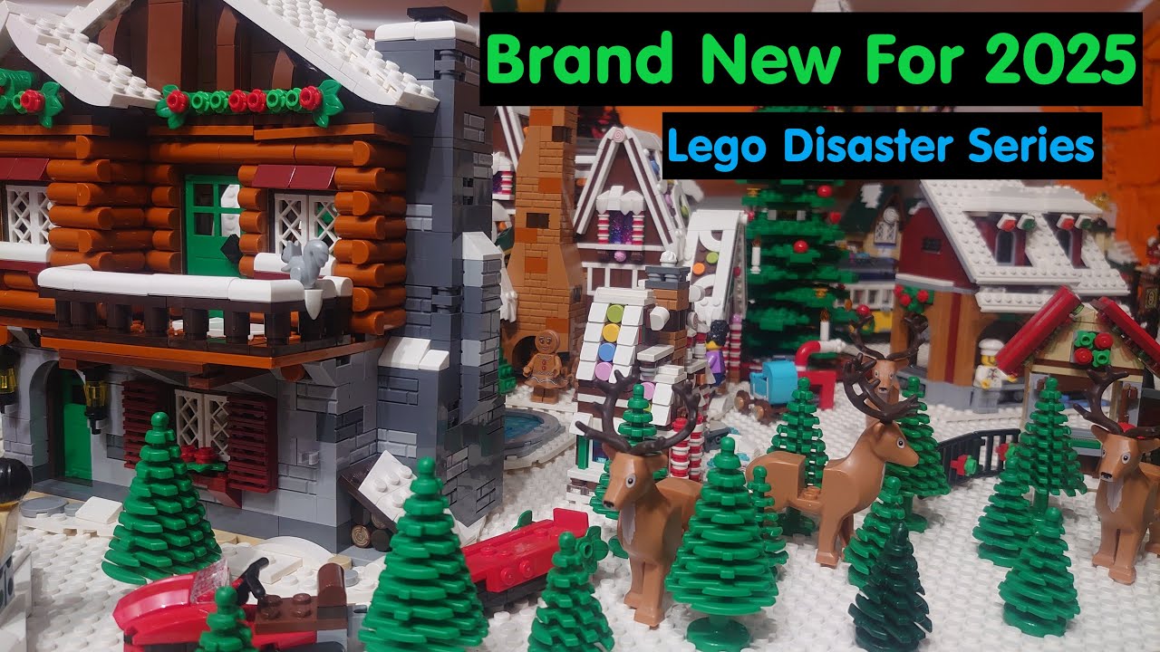 Lego Disaster Series | Switching Up The Winter Village Display For 2025 ...