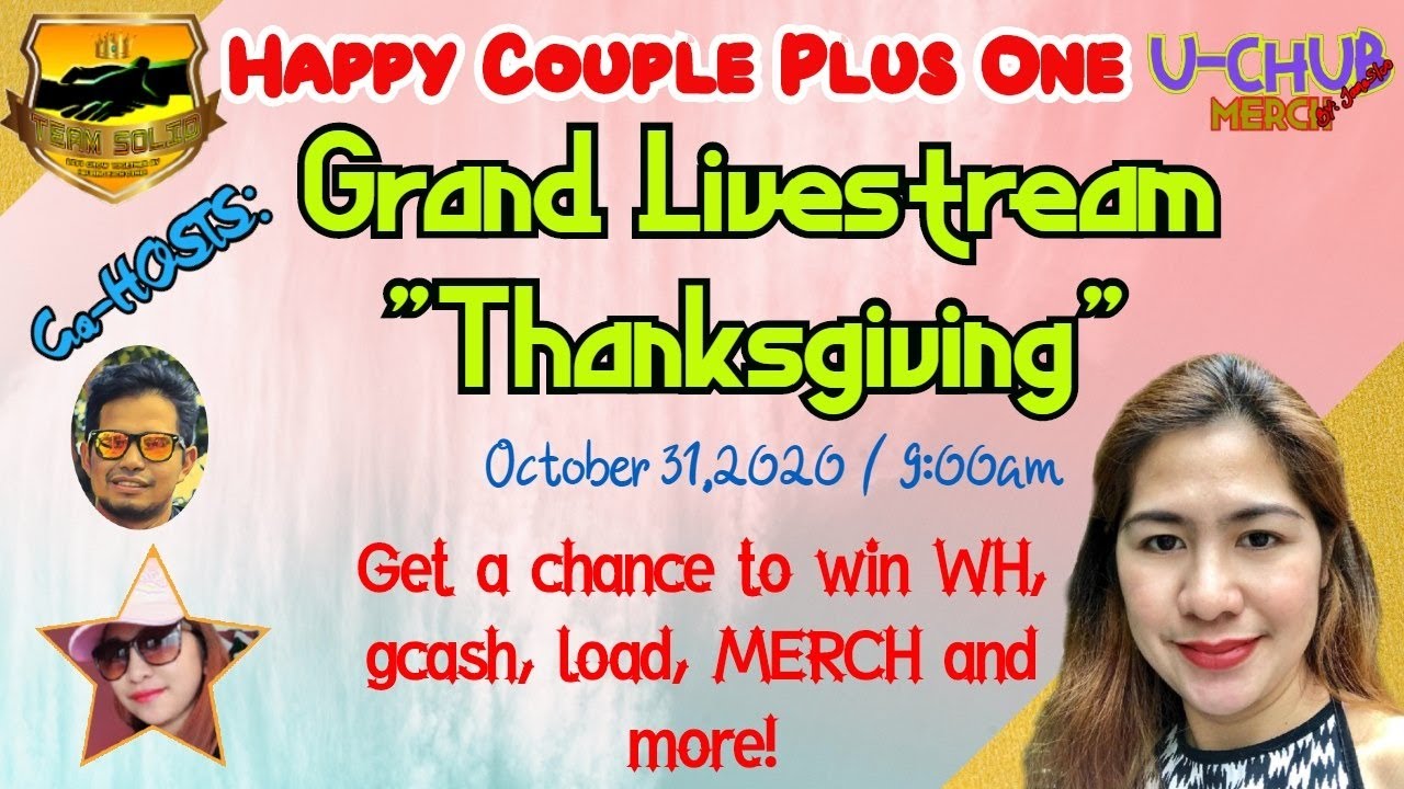 GROW YOUR CHANNEL WITH HAPPY COUPLE PLUS ONE 22102020 (ROAD TO 6K ...