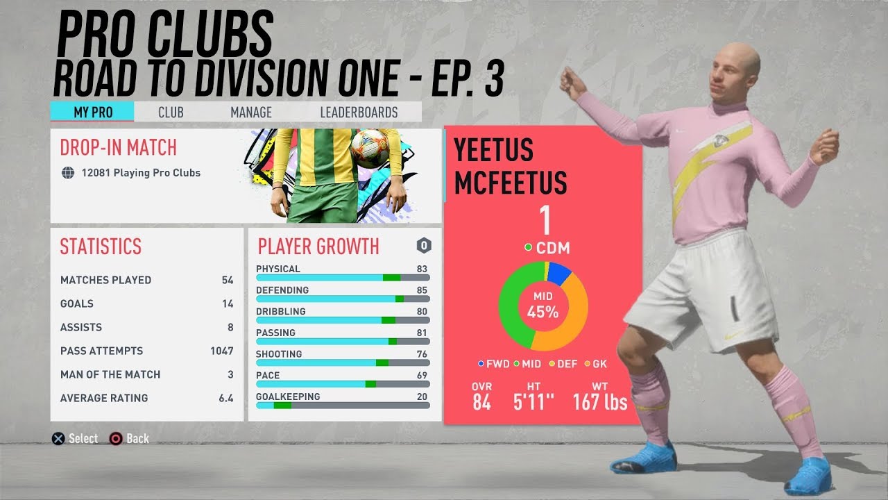 *LIVE* PRO CLUBS ROAD TO DIVISION 1 WITH SUBSCRIBERS! #3 (FIFA 20 ...