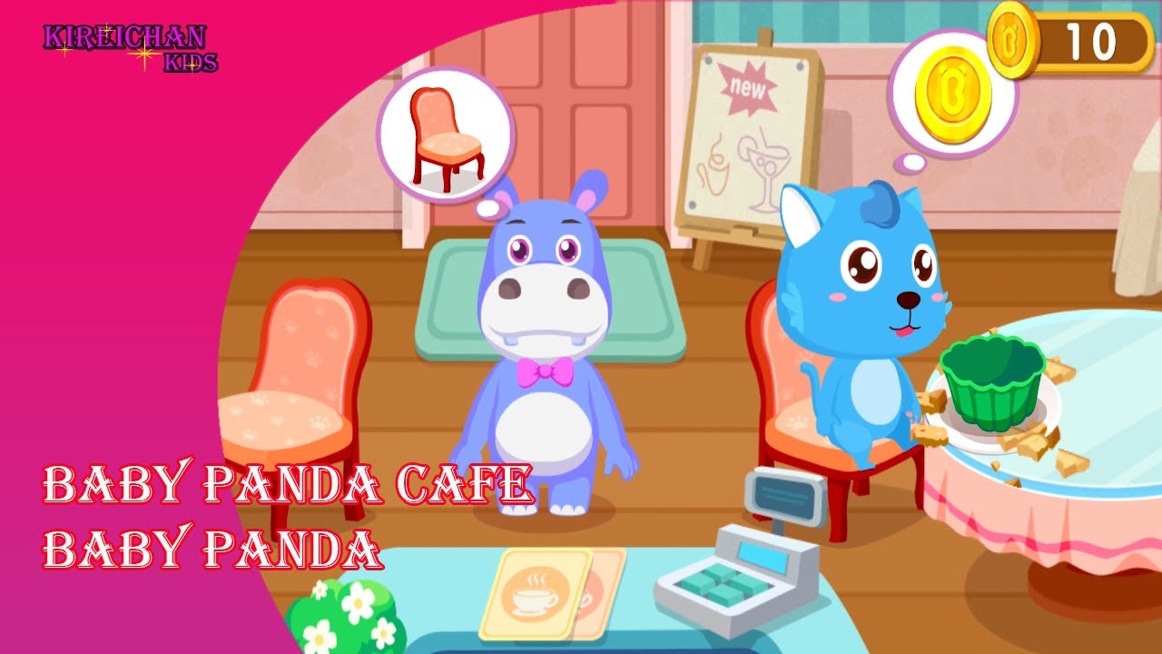 Baby Panda Cafe Ep1 4K | Baby Bus Game - YouTube