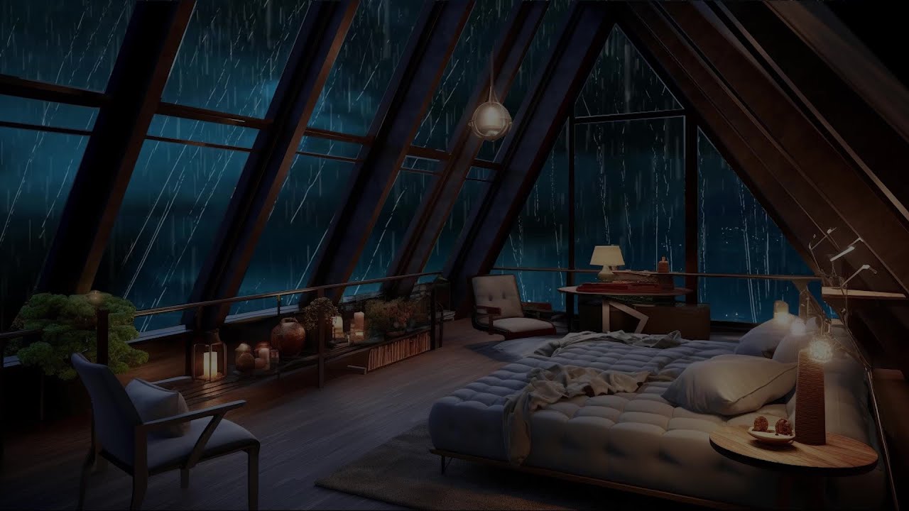 THUNDERSTORM Heavy rain sounds for sleeping - Quick Insomnia Relief in ...