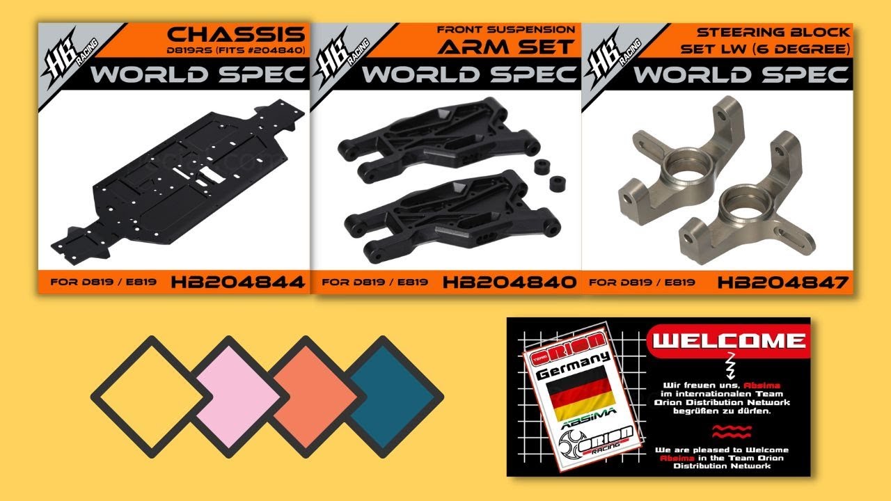 RCSpecial.com RadioControl 13/01/23 HB Racing World Spec Team Orion ...