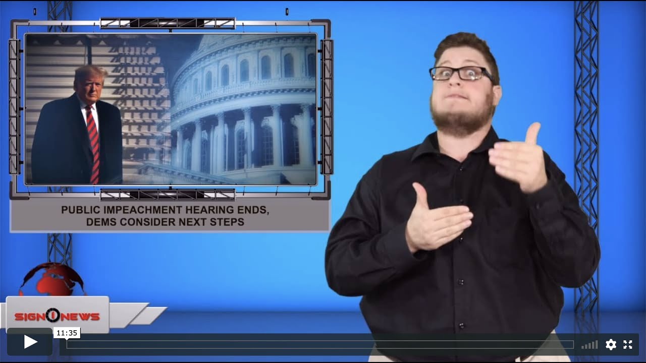 Sign1News 11.22.19 - News for the Deaf community powered by CNN in ...