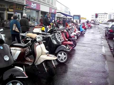 Morecambe Pre-Season Scooter Rally 2012 - YouTube