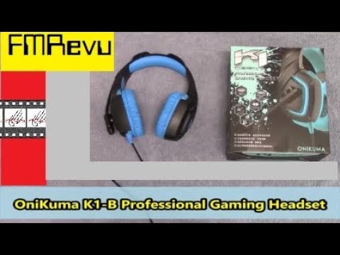 ONIKUMA K1-B High Performance Professional Gaming Headset | PC Gaming ...