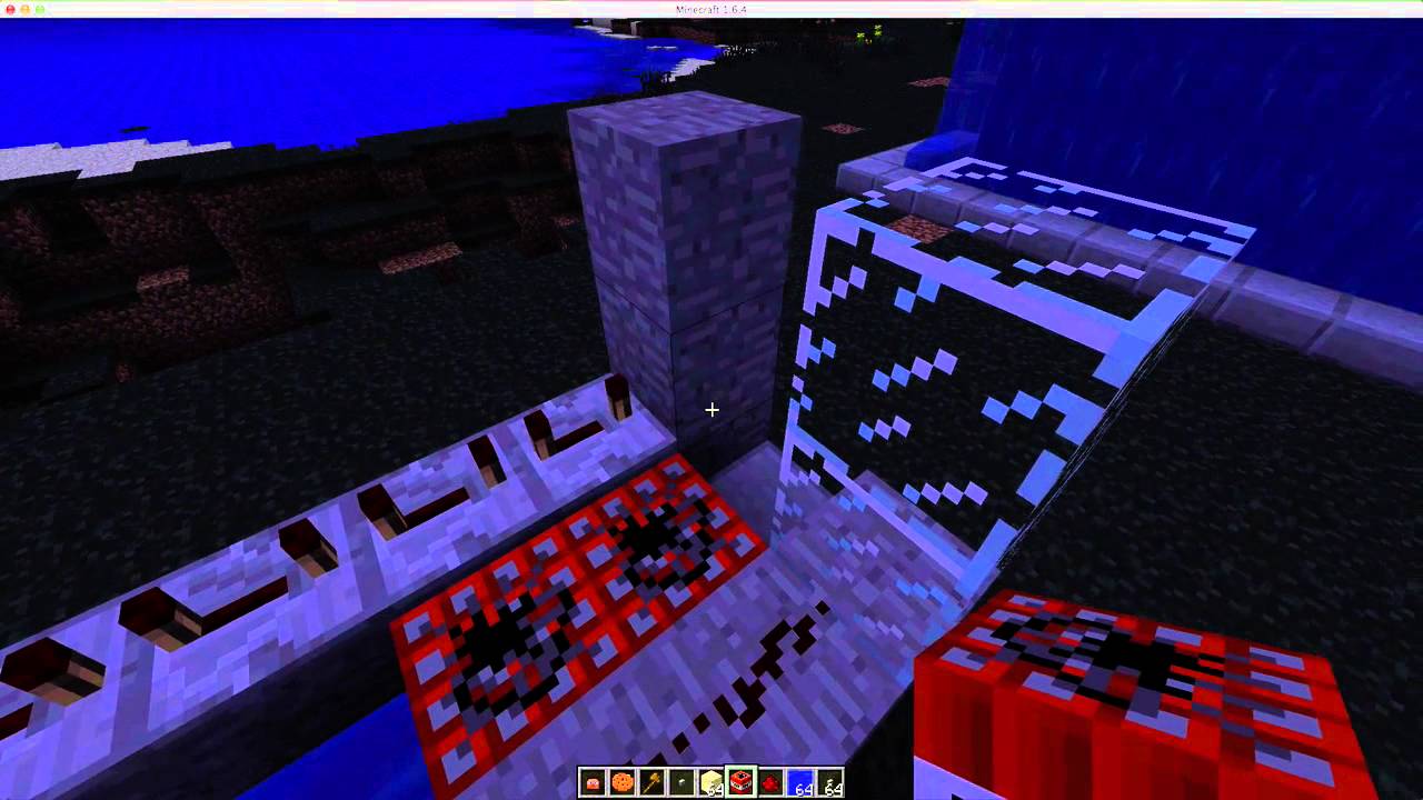 Minecraft Tip Hydro Cannon - YouTube